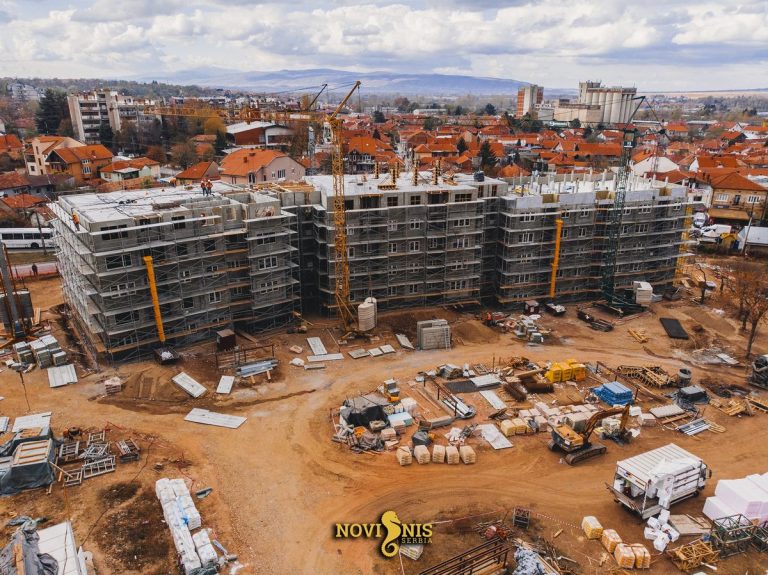 Na mestu bivše kasarne Amerikanci podižu naselje Novi Niš - Gradnja