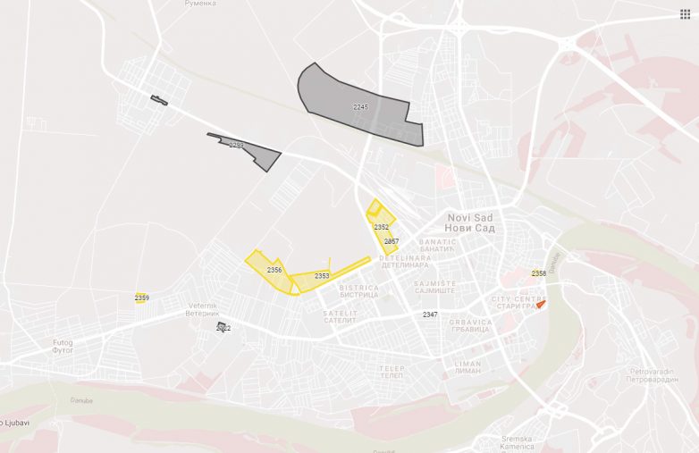 Novi Sad: Planovi na javnom uvidu dostupni na novoj mapi - Gradnja