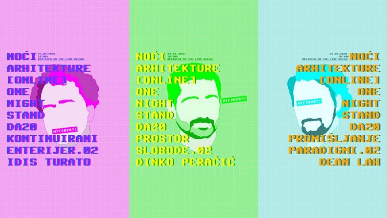 Idis Turato, Dinko Peračić i Dean Lah u Noći arhitekture 23. aprila ...