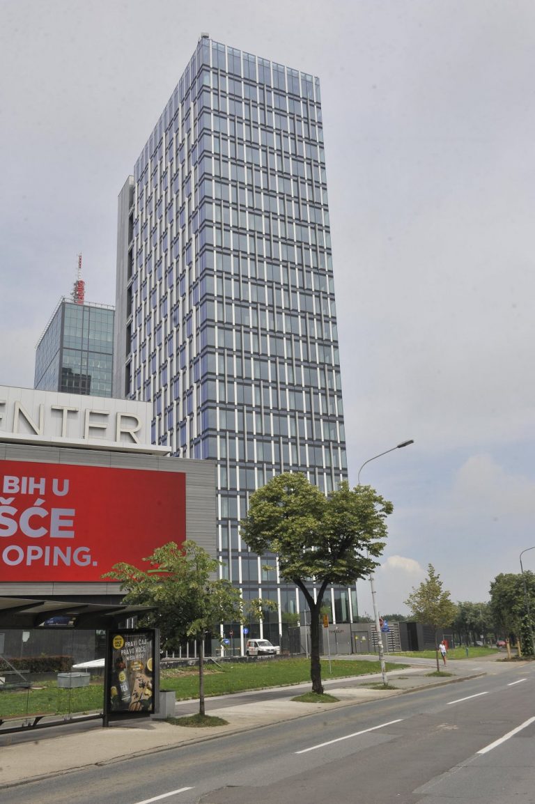 Otvorena kula Ušće 2 na Novom Beogradu – Gradnja