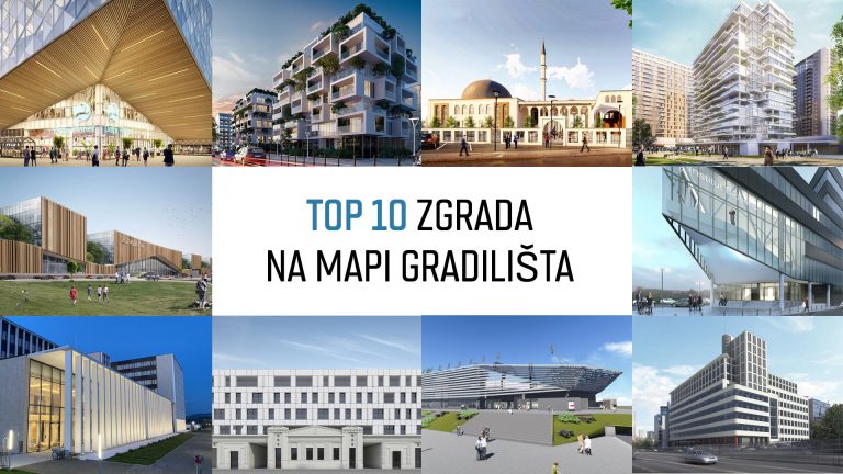 TOP 10 zgrada na Mapi gradilišta Srbije - Gradnja