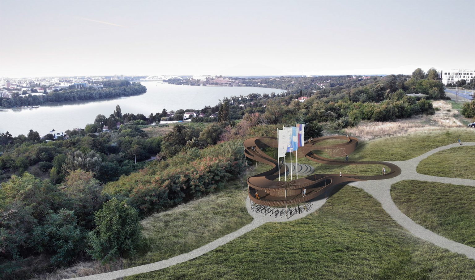 Najbolji pogled na Novi Sad? Iznad tunela Mosta slobode planirane ...